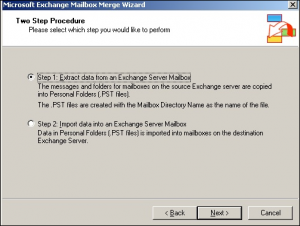 Export Mailboxes Using Exmerge In Exchange 2003 - Database Migration