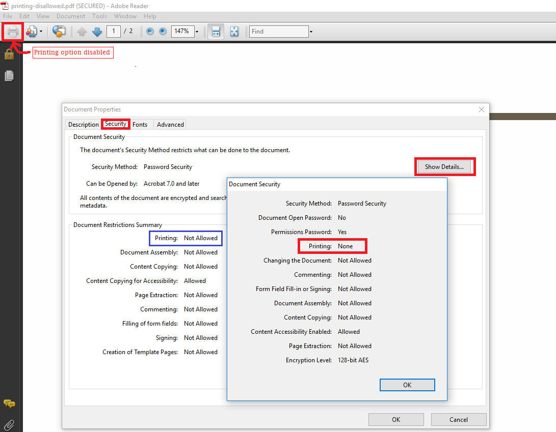 How To Remove Printing Permission From PDF File Quick Solution 