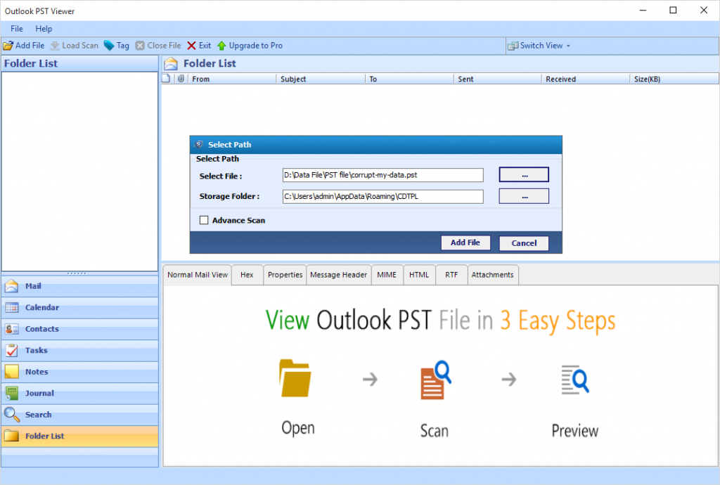 View Outlook Mail in Browser HTML Format
