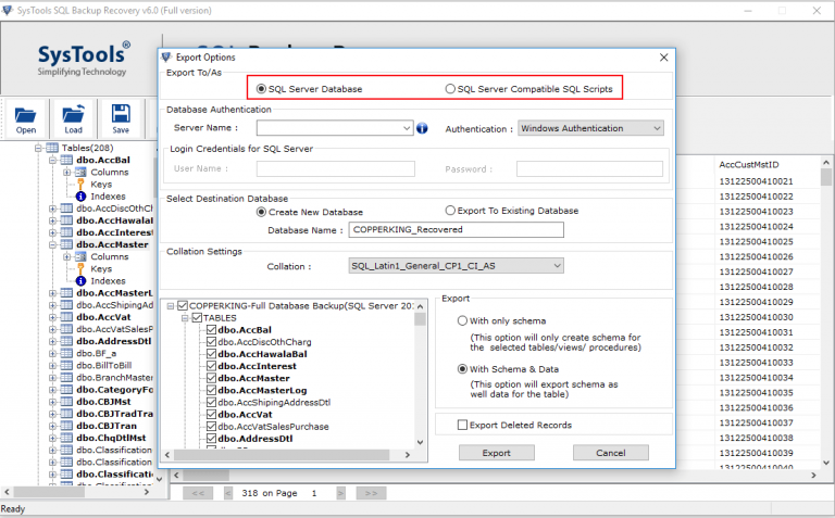 Open BAK File without SQL Server - View & Read SQL Backup File