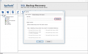 Open BAK File without SQL Server - View & Read SQL Backup File
