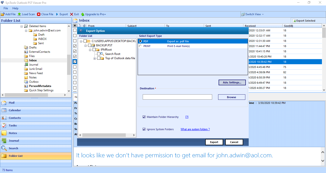 Outlook - Print Multiple Emails to PDF in Outlook 2019, 2016, 2013 Outlook - Print Multiple Emails to PDF in Outlook 2019, 2016, 2013