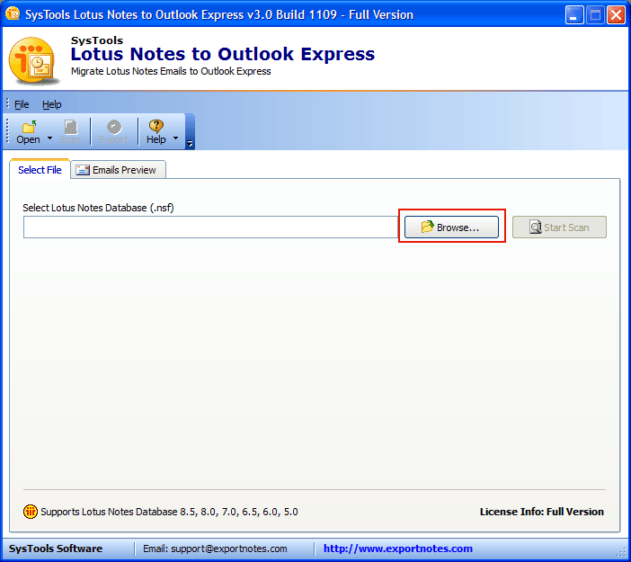 Lotus Notes To EML Converter – Export NSF File Into Windows Live Mail